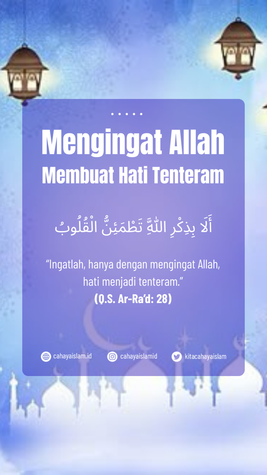 Dzikir Sebagai Penenang Hati Umat Muslim - Cahaya Islam